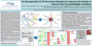The clinical oncology treatment plan and summary implementation guide ...