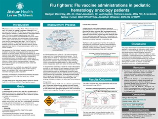 Improving the rate of influenza vaccination in pediatric patients with ...