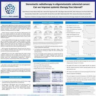 Stereotactic radiotherapy in oligometastatic (OM) gastrointestinal (GI ...