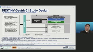 Trastuzumab deruxtecan (T-DXd; DS-8201) in patients with HER2-positive advanced gastric or ...
