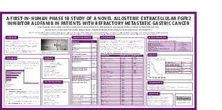 A phase Ib study of alofanib, an allosteric FGFR2 inhibitor, in ...