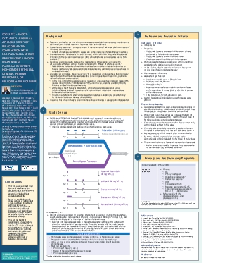 Independent radiologic review of GOG218, a phase III trial of bevacizumab (BEV) in the primary ...