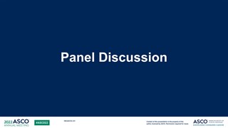 Panel Question and Answer - ASCO