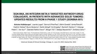 Preliminary results from a phase 1 study of the antibody-drug conjugate ...