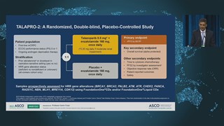 Talapro-3: A phase 3, double-blind, randomized study of enzalutamide (ENZA) plus talazoparib ...