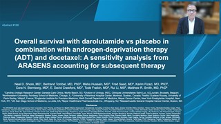 Overall survival with darolutamide versus placebo in combination with ...