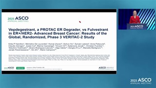 Presentation of Abstract LBA1000, Vepdegestrant, a PROTAC estrogen ...